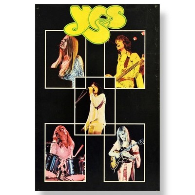 Yes Classic Progressive Rock Band Live Performance Poster | eBay