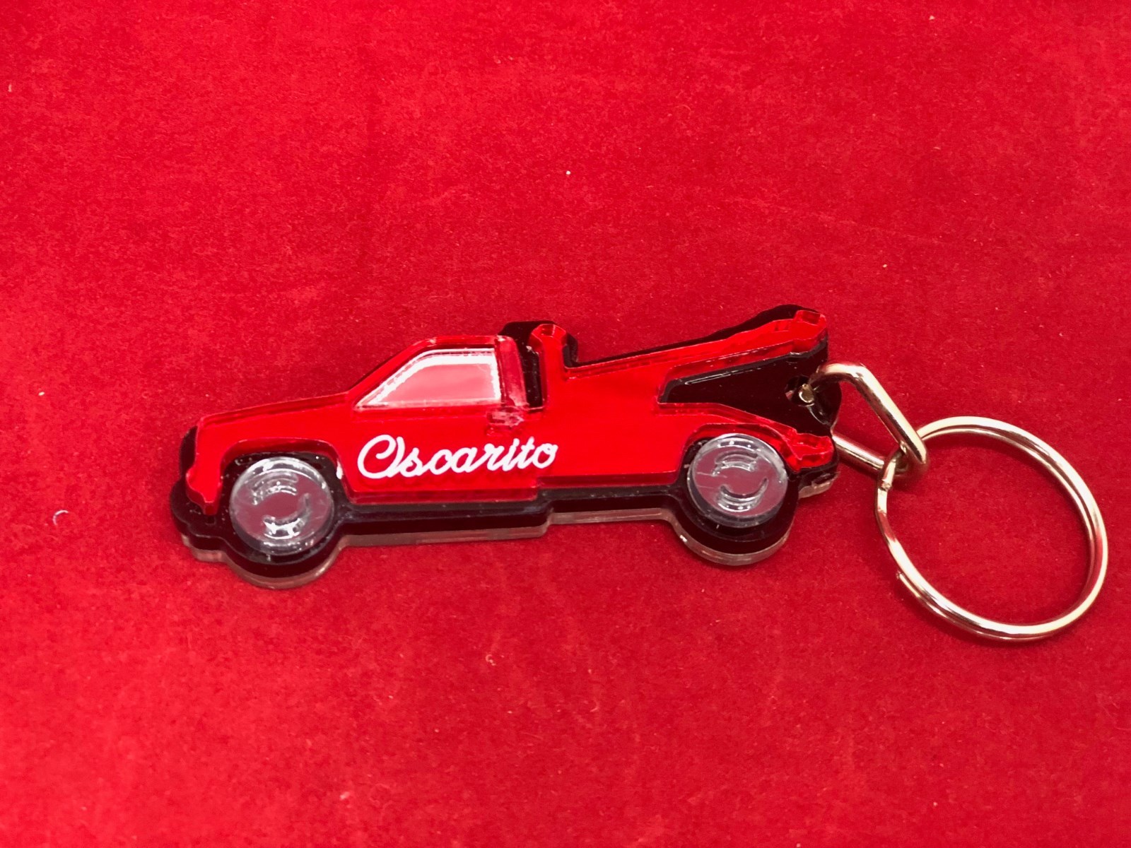 Tow Truck Key Chain Custom Any Name Free Engraved keychain key ring ...