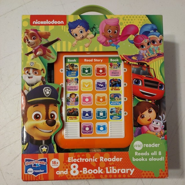 Me Reader Nickelodeon Jr Electronic Reader and 8-Book Library by p i ...