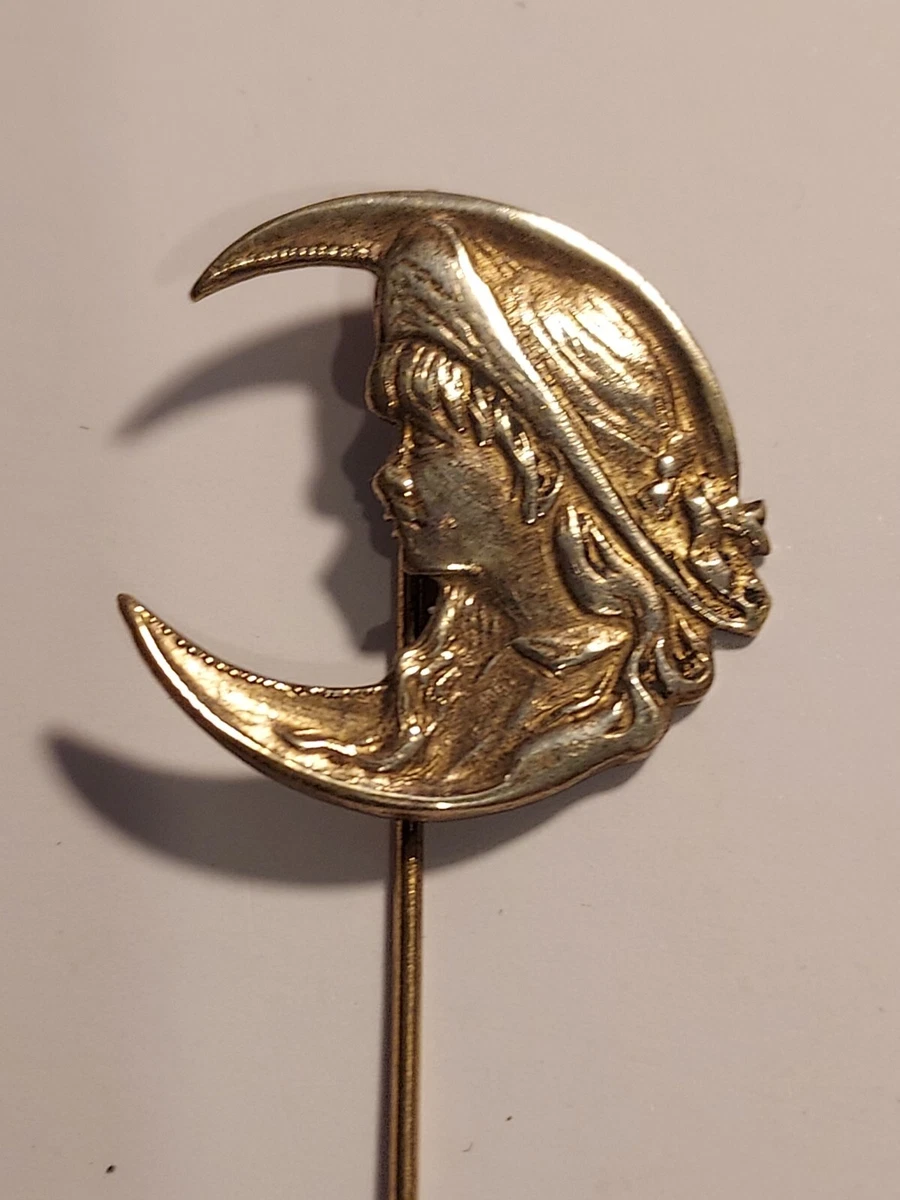 Crescent Moon Female Face