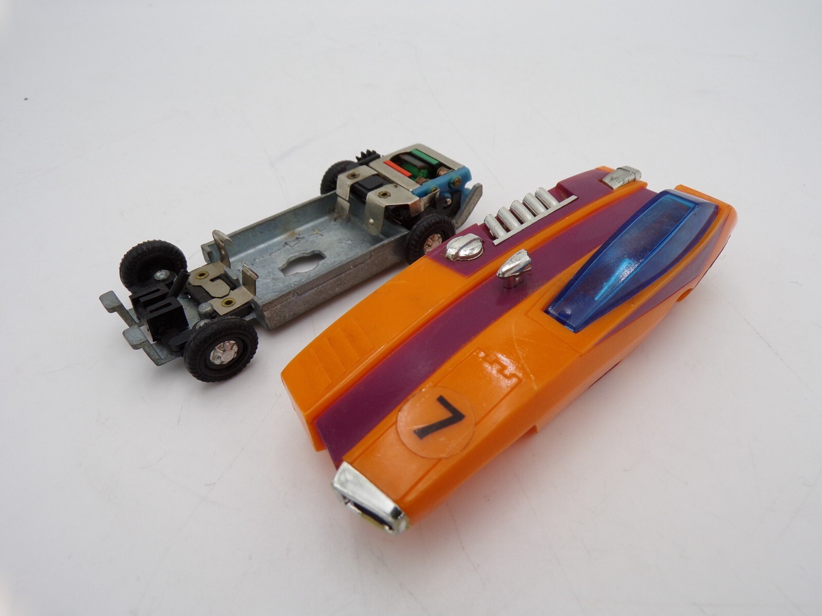 RARE 1969 Bandai Japan B/O Motorized Diecast Delta Wedge Ideal Mini ...