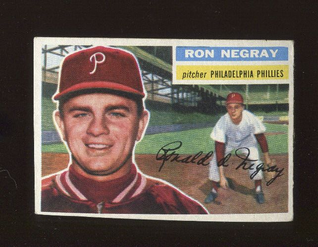 1956 Topps Baseball #7 Ron Negray GB Card - VGEX Miscut #4247 | eBay