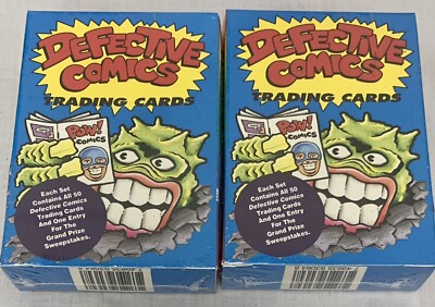 1993 100 CARDS DEFECTIVE COMICS TRADING CARDS FACTORY SEALED FREE | eBay