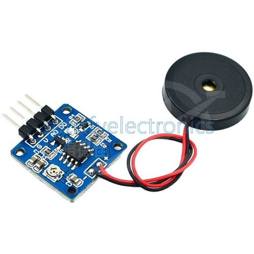Piezo Sheet Percussion Vibration Shock Sensor Switch Module DC 5V NEW ...