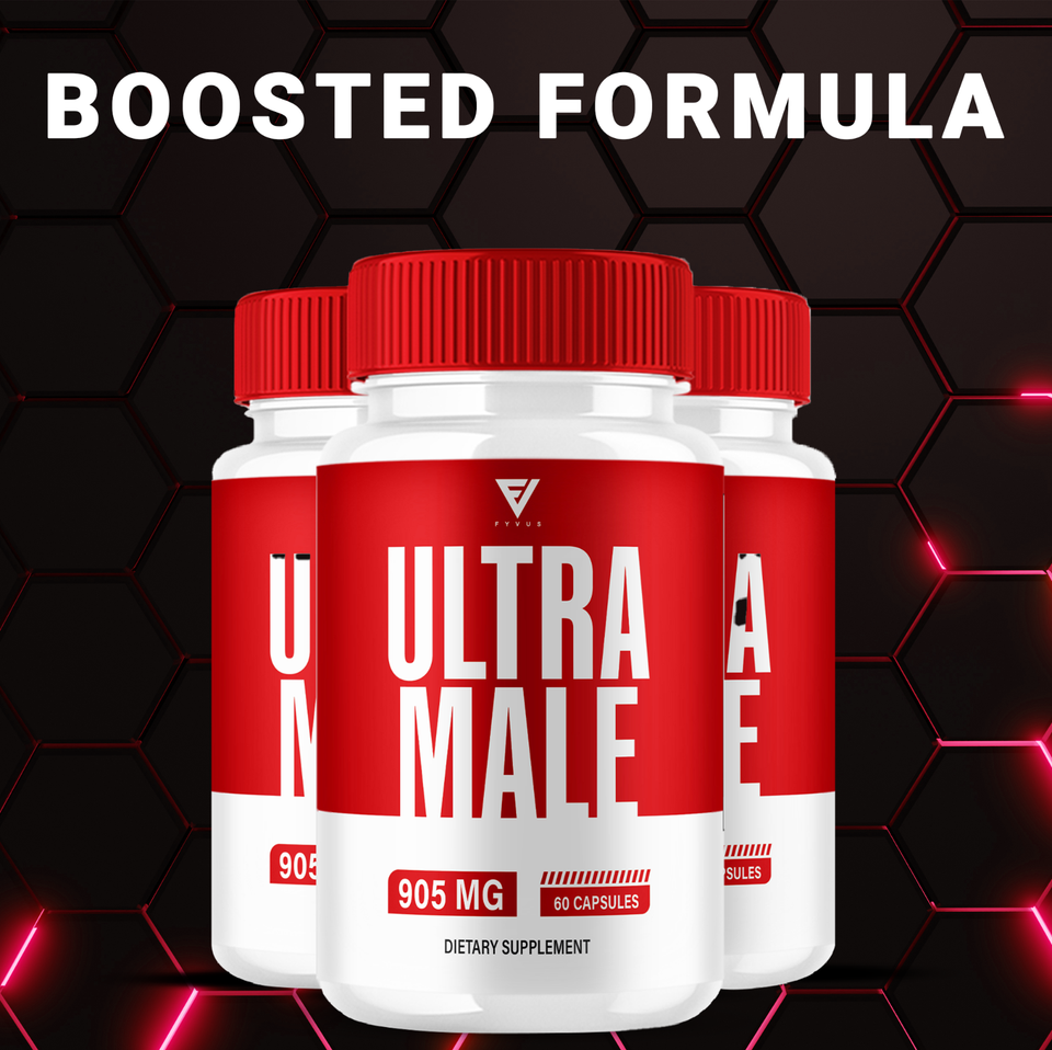 (3 Pack) Ultra Male Capsules UltraMale Max Performance Supplement (180 ...