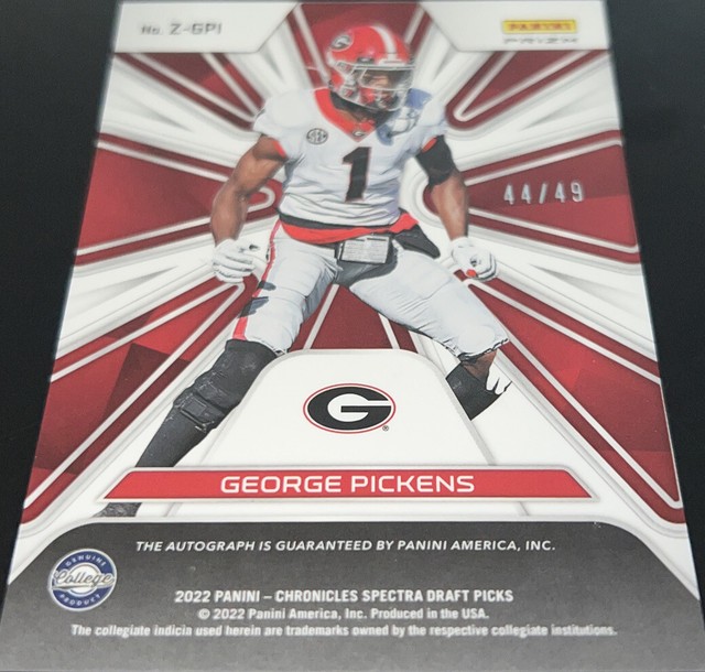 2022 Panini Chronicles Draft Picks - Spectra In The Zone Signatures ...