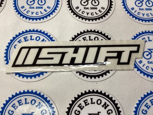 Shift Decal black white Sticker MX BMX Dirt Bike Shift Racing small ...