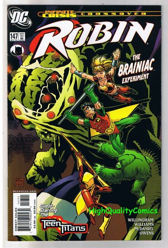 ROBIN #147, VF+, Brainiac, Teen Titans, Wonder Girl, more DC in store ...