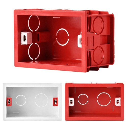 Plastic PVC Internal Cassette Universal Junction Wiring Case Wall | eBay