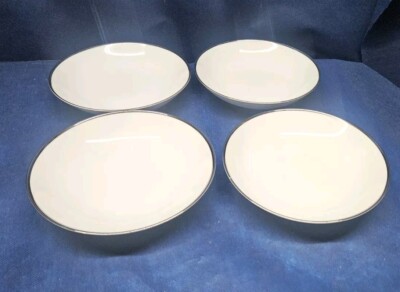 Vintage 1960's Kenmark Fine China "Patrician" Set/4 Coupe Soup Bowls ...