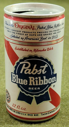 PABST Blue Ribbon/Pabst Brewing Co. ~ Alum/Steel 12oz. Can ~ Empty ...