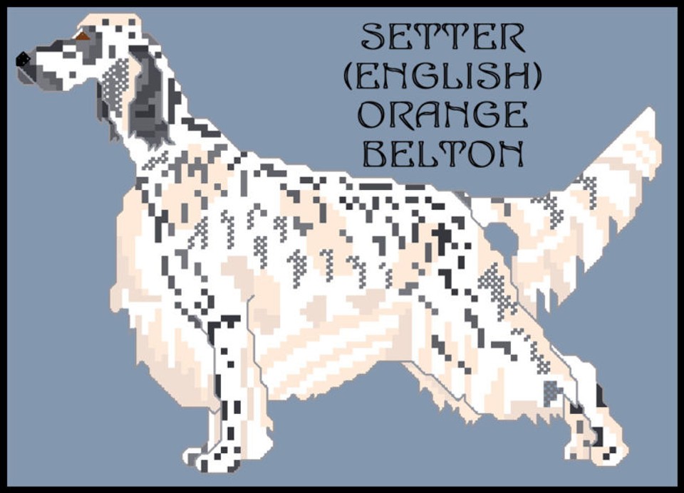 POINTER & SETTER COUNTED CROSS STITCH PATTERNS | eBay