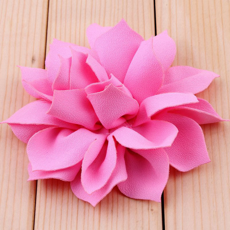 120pcs 3.6" Artificial Double-Layer Lotus Winter Fabric Flowers For ...