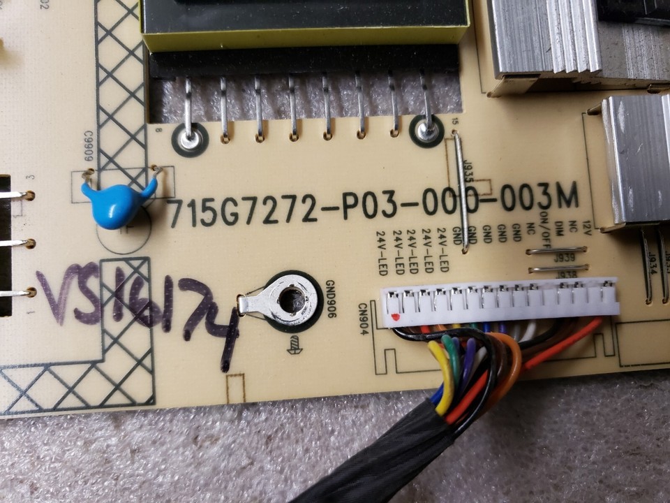 Viewsonic CDE4302 715G7272-P03-000-003M P/N: (Q)F2417QA9 Power Supply ...