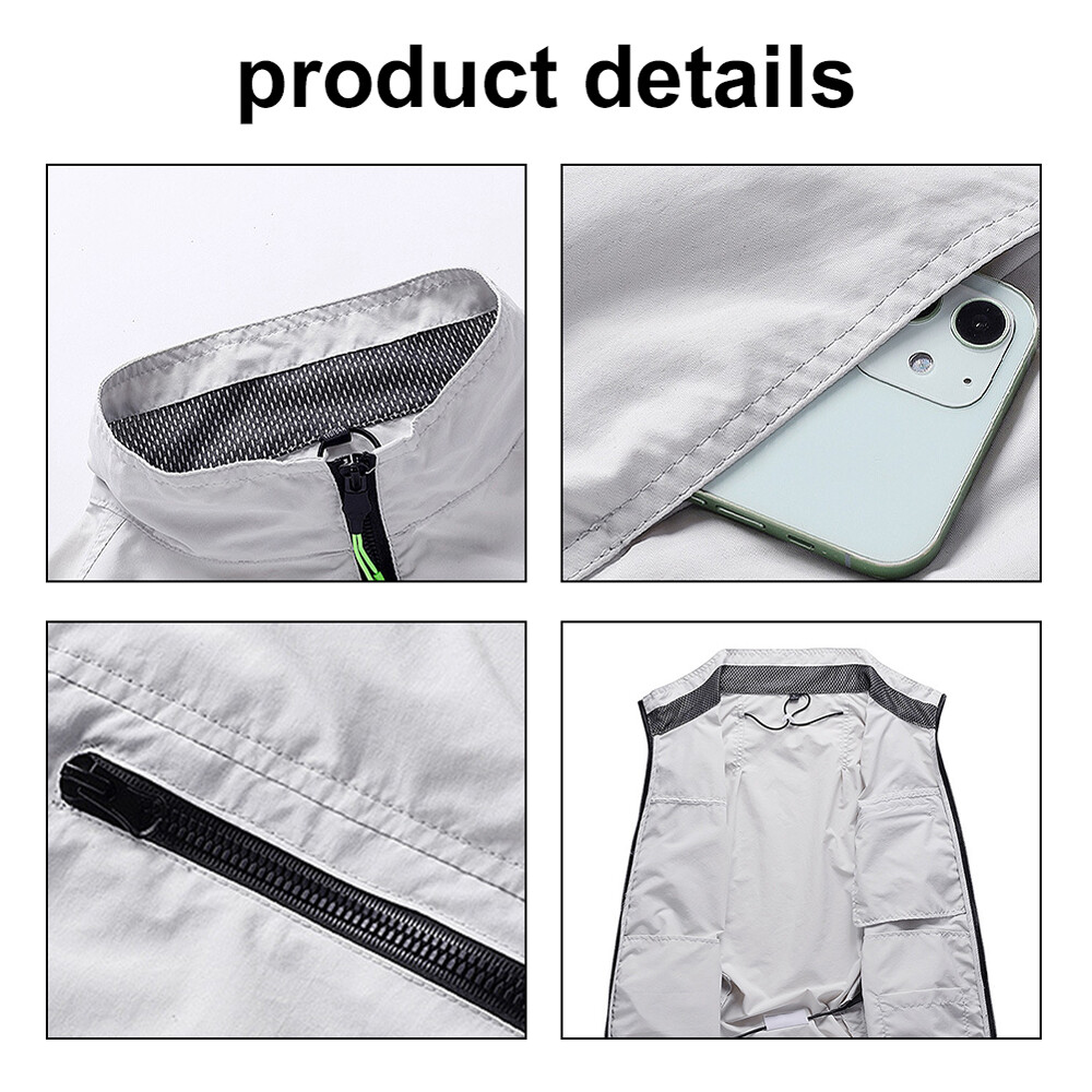 Cooling Vest for Men Women Conditioned Clothes Sleeveless Workwear Heat ...