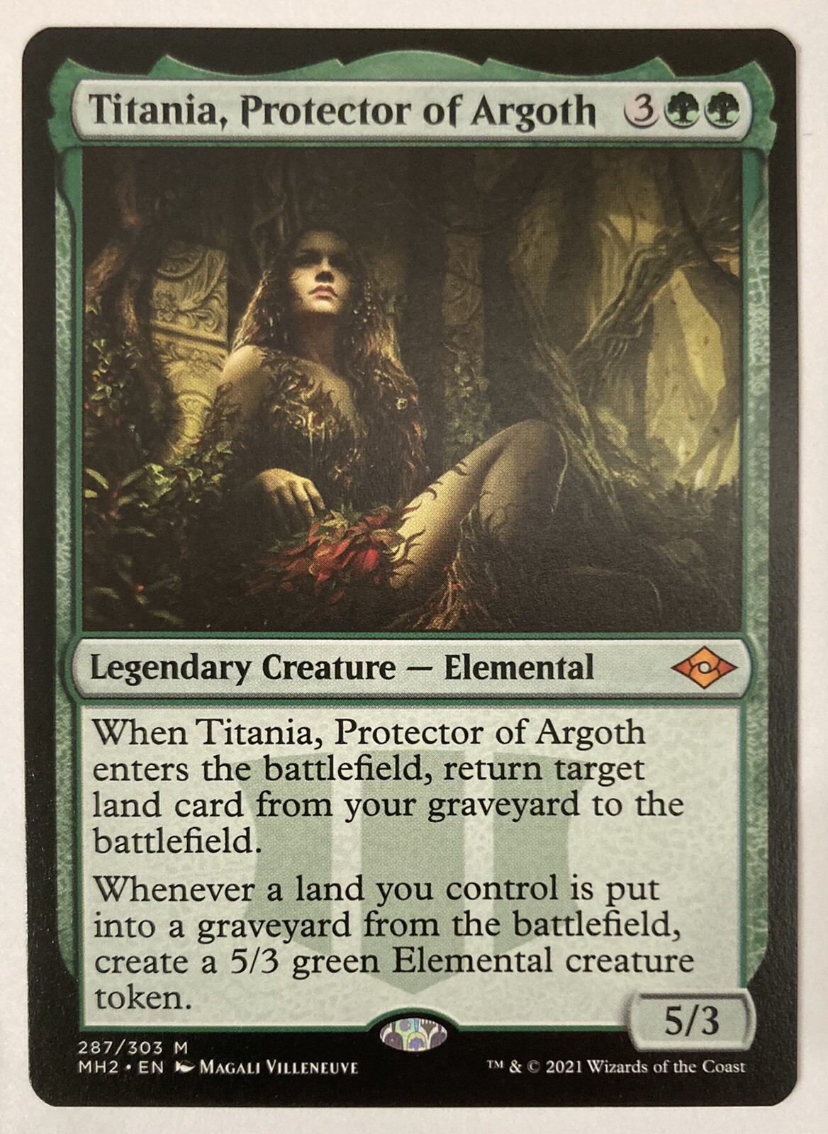 TITANIA, PROTECTOR OF ARGOTH , Modern Horizons , Magic the Gathering ...
