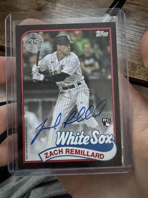 2024 Topps Series 1 Zach Remillard 35th Anniversary 1989 Auto Rookie ...