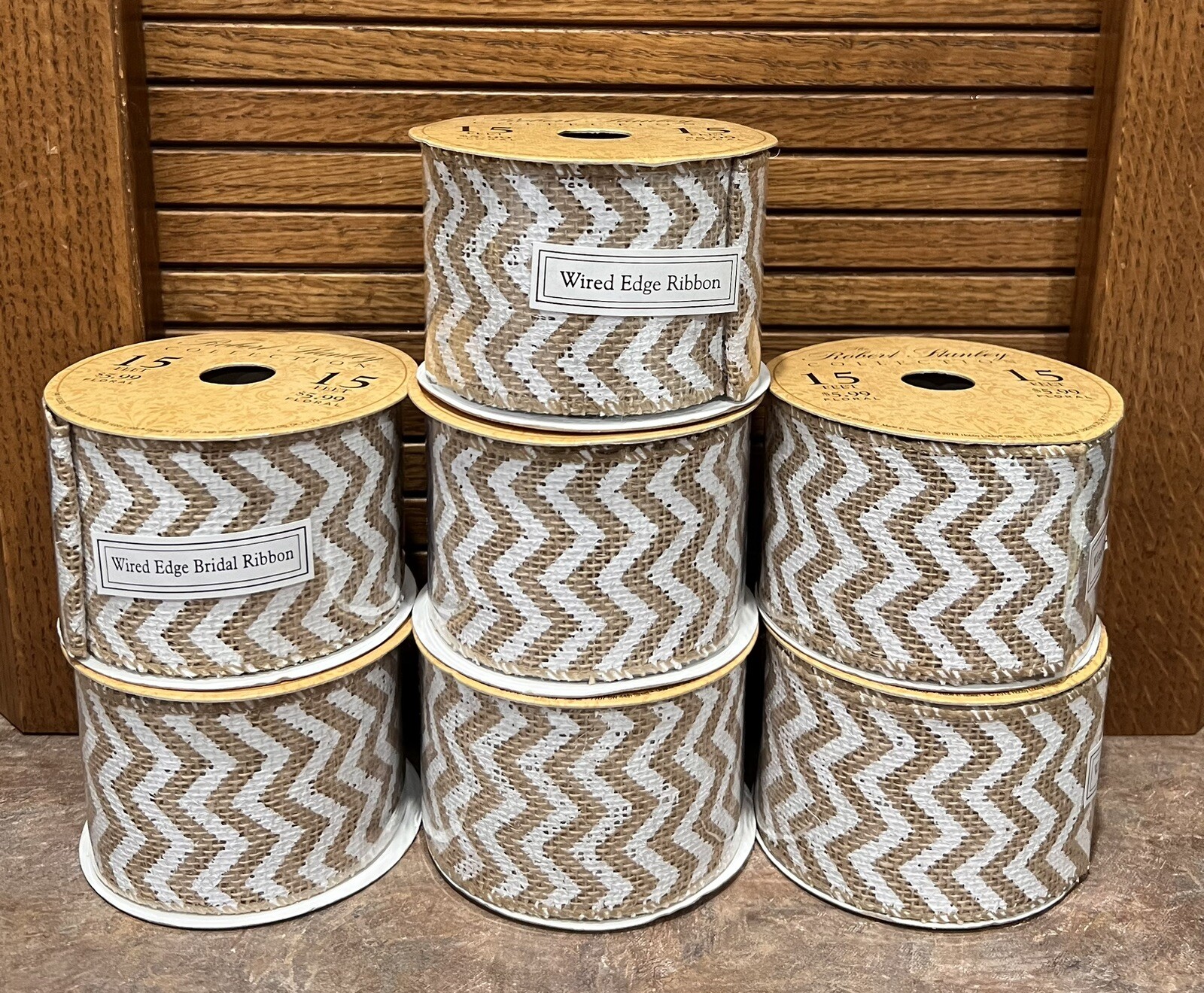 The Robert Stanley Collection Wired Edge Ribbon Lot of 7 | eBay