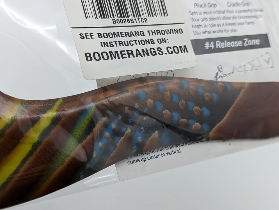 Colorado Boomerangs Light Wood Aussie Fever 13" Perfect for the beach ...