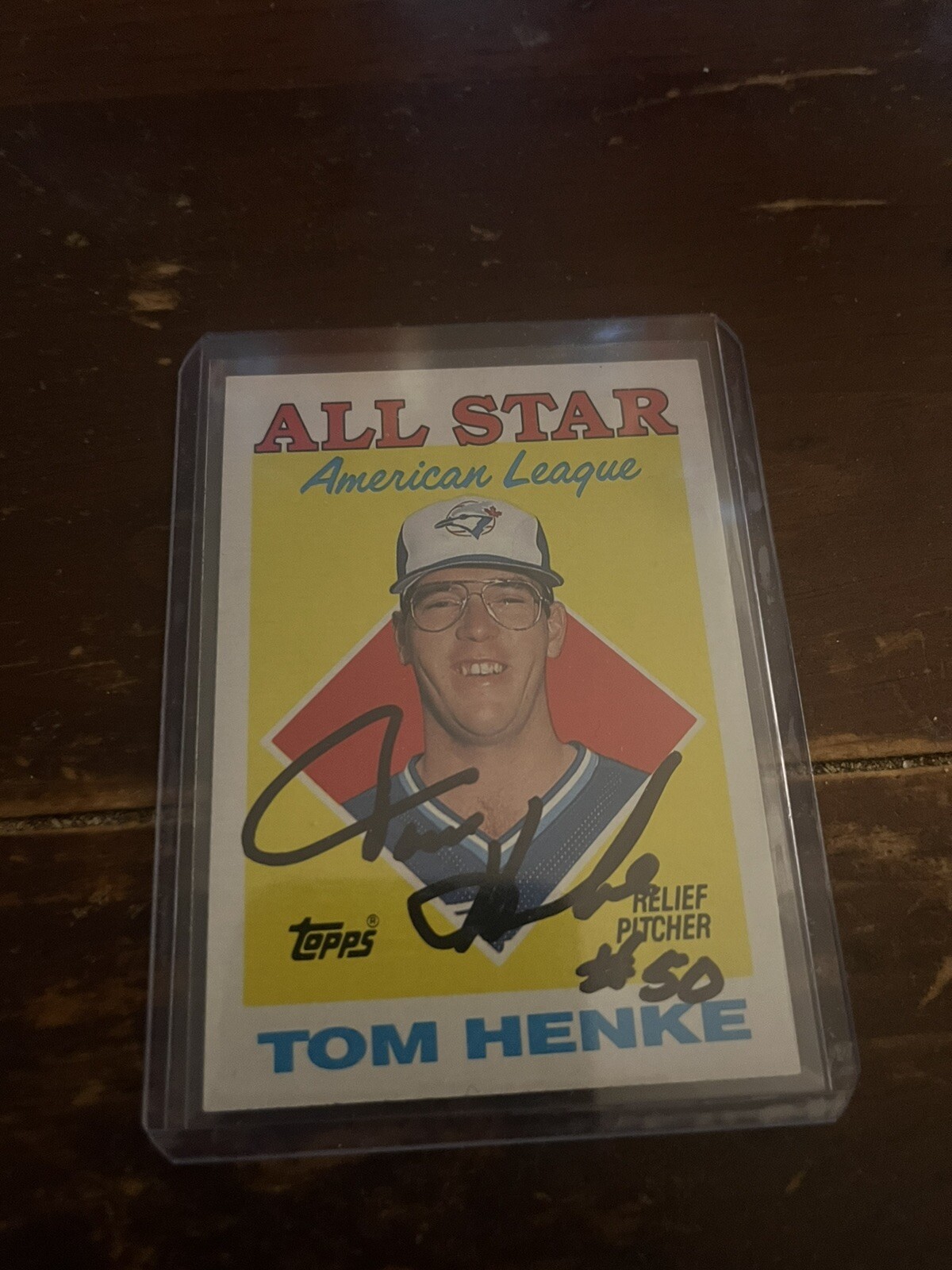 1988 Topps - All Star #396 Tom Henke Auto Graph | eBay