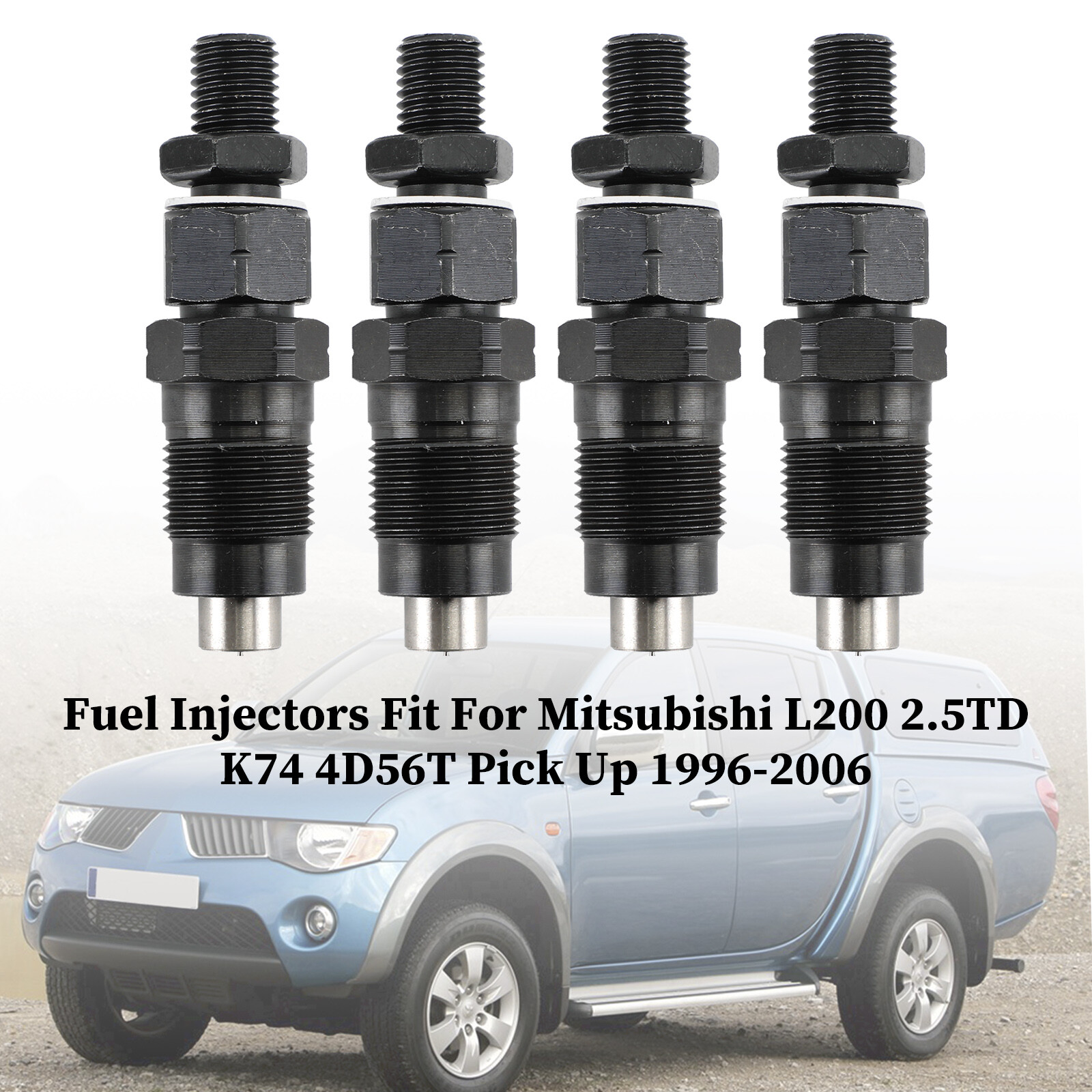 4PCS Fuel Injectors MD196607 Fit Mitsubishi L200 L400 Pick Up Diesel ...