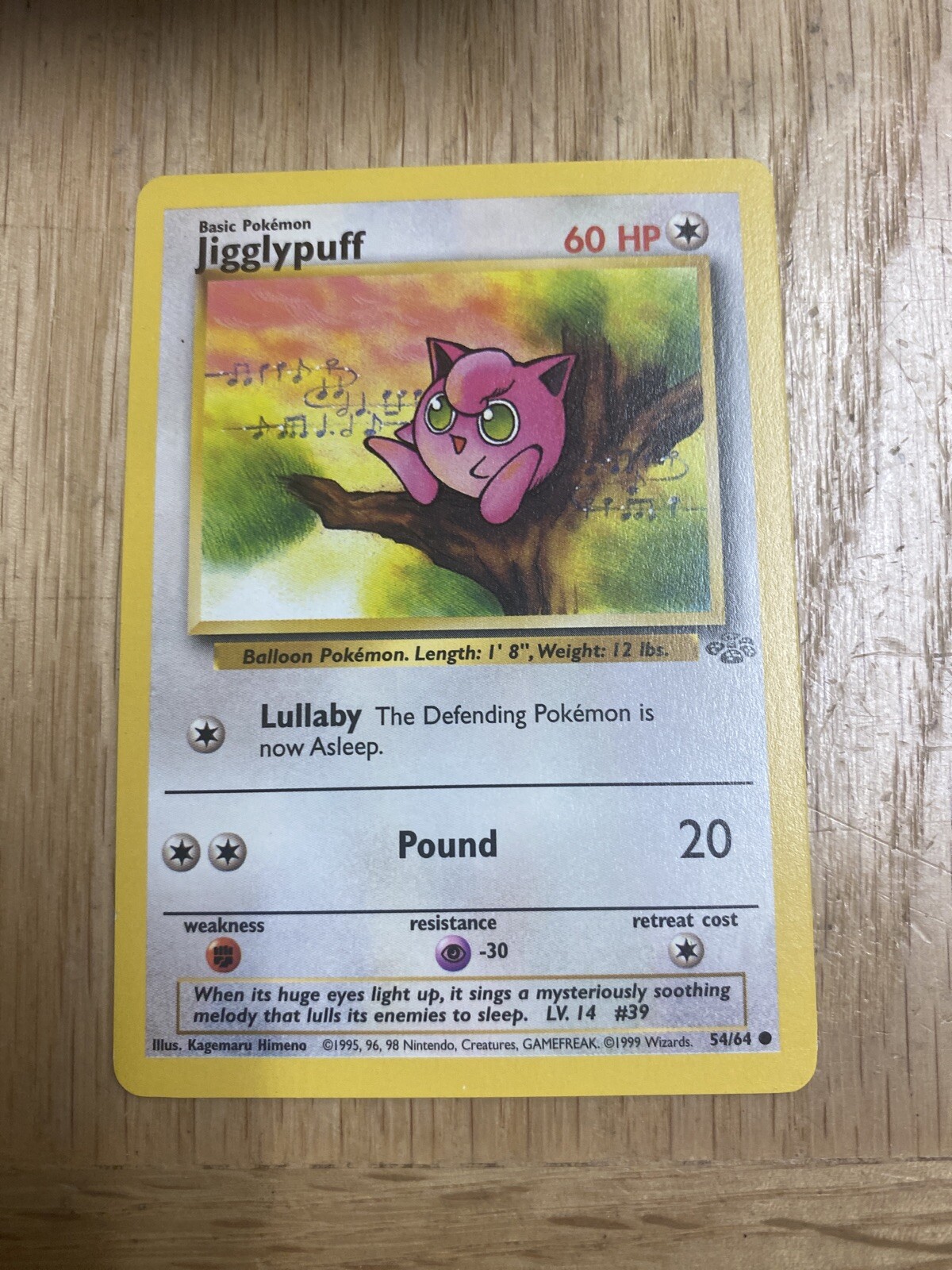 1999 Pokemon Jigglypuff Card 54/64 | eBay