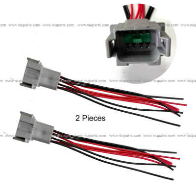 2pcs 8-Pin Engine/Gearbox Connector Female For Peterbilt Freightliner ...