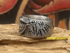 Customized Original The Joker Smiling Face 925 Silver Ring Men ...