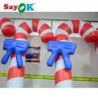 Inflatable Christmas Candy Cane PVC Airtight Candy Cane Decoration ...