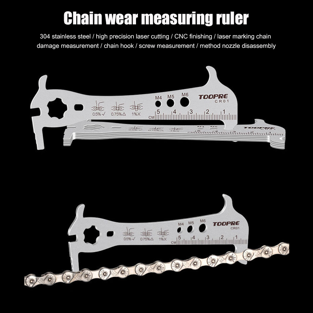 Bicycle Chain Checker MTB Bike Chains Gauge Measuring Ruler (Marked) | eBay