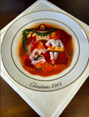 Avon Collector Plate 3rd Edition Christmas Porcelain w/ box 1983 | eBay