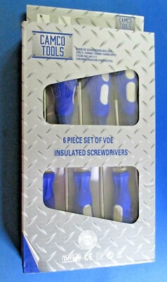 Camco Tools 6 Piece Insulated Screwdriver Set - NEW T-71 | eBay