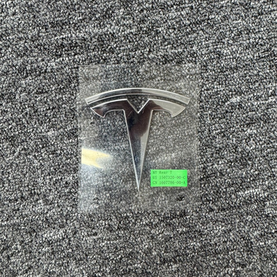 OEM For Tesla 2020-2025 Model Y Rear T Nameplate Logo Badge Emblem | eBay