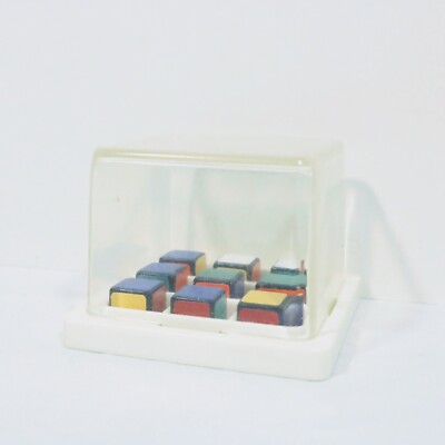 1982 Game Parts Rubix Race Dice Shaker | eBay
