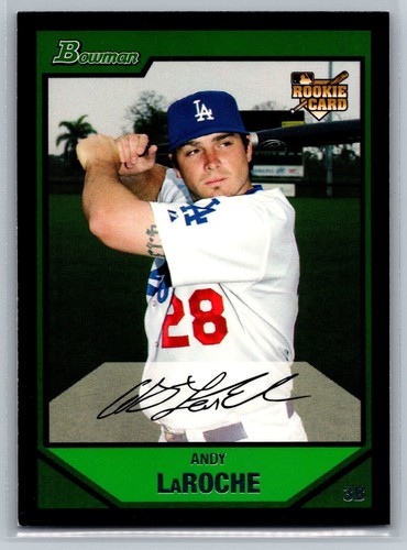 Andy LaRoche 2007 Bowman Draft Picks & Prospects #BDP40 Los Angeles ...
