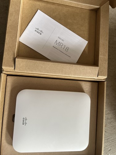 Cisco Meraki Wireless Network Access Point - White (MR18) | eBay