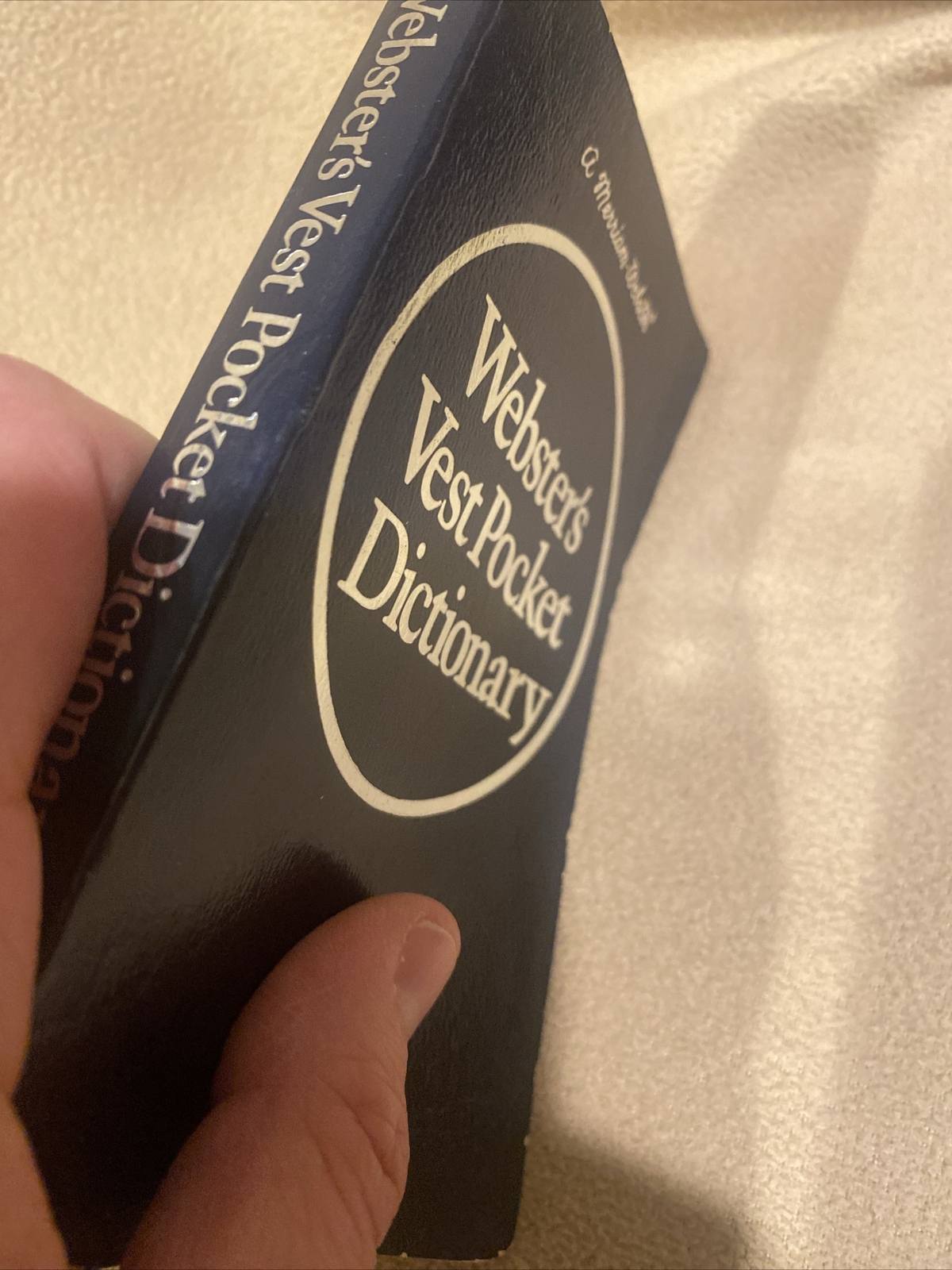 Merriam Webster's Vest Pocket Dictionary Vintage 1981 Book RARE ...