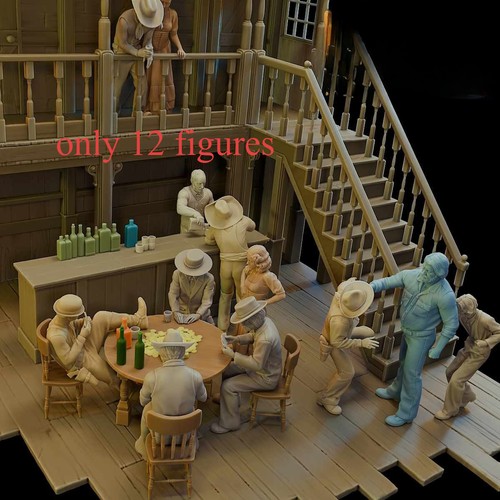 1/35 Scale Spaghetti Western 12 Figures Resin Model Kit | eBay