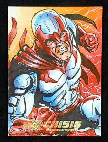 Cryptozoic Czx Crisis Sur Infinite Earths Hawk 1/1 Croquis Par Cezar ...