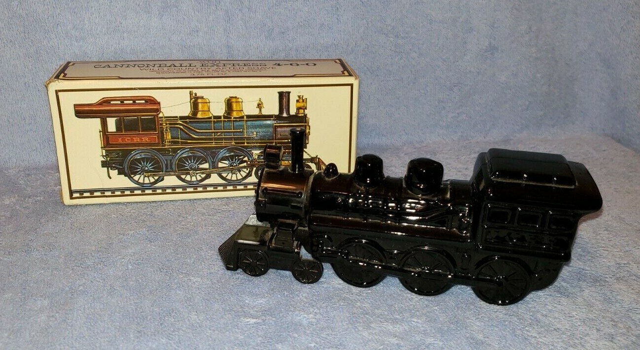Vintage Avon Train Perfume bottle Cannonball Express 4-6-0 Wild Country ...