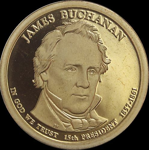 2010 S James Buchanan Presidential Dollar Gem Deep Cameo PROOF US Mint ...
