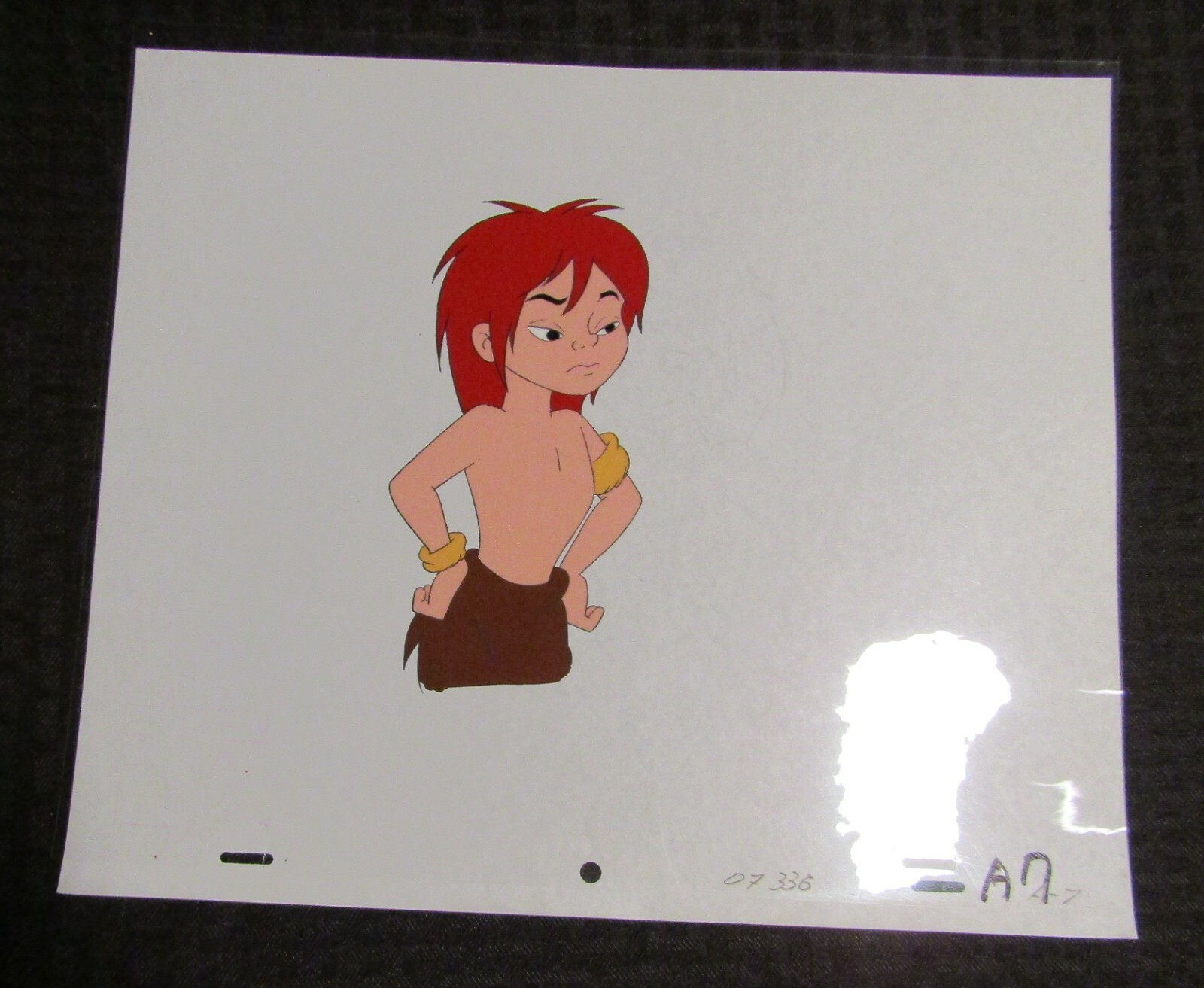 1993 CRO Animation Cartoon 12.5x10.5" Production Cel 07-336 A7 Bobb ...