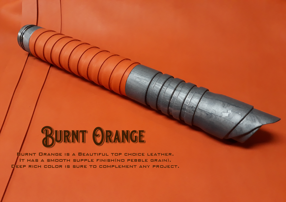 LEATHER WRAPS GENUINE COWHIDE 4FT. LIGHT SABER HILT WRAP, AXE, KNIFE ...