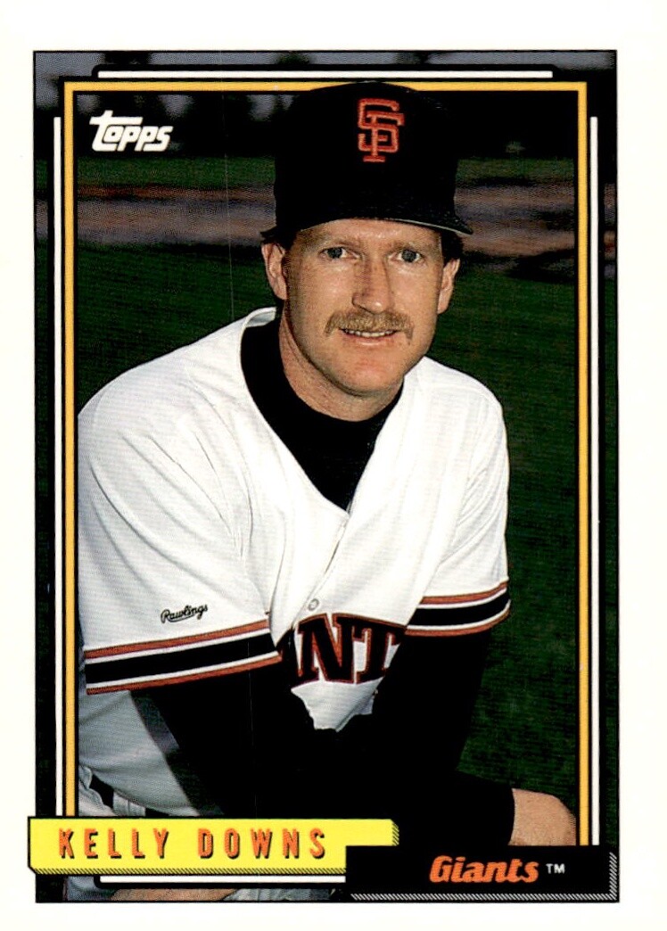 1992 Topps #573 Kelly Downs - San Francisco Giants | eBay