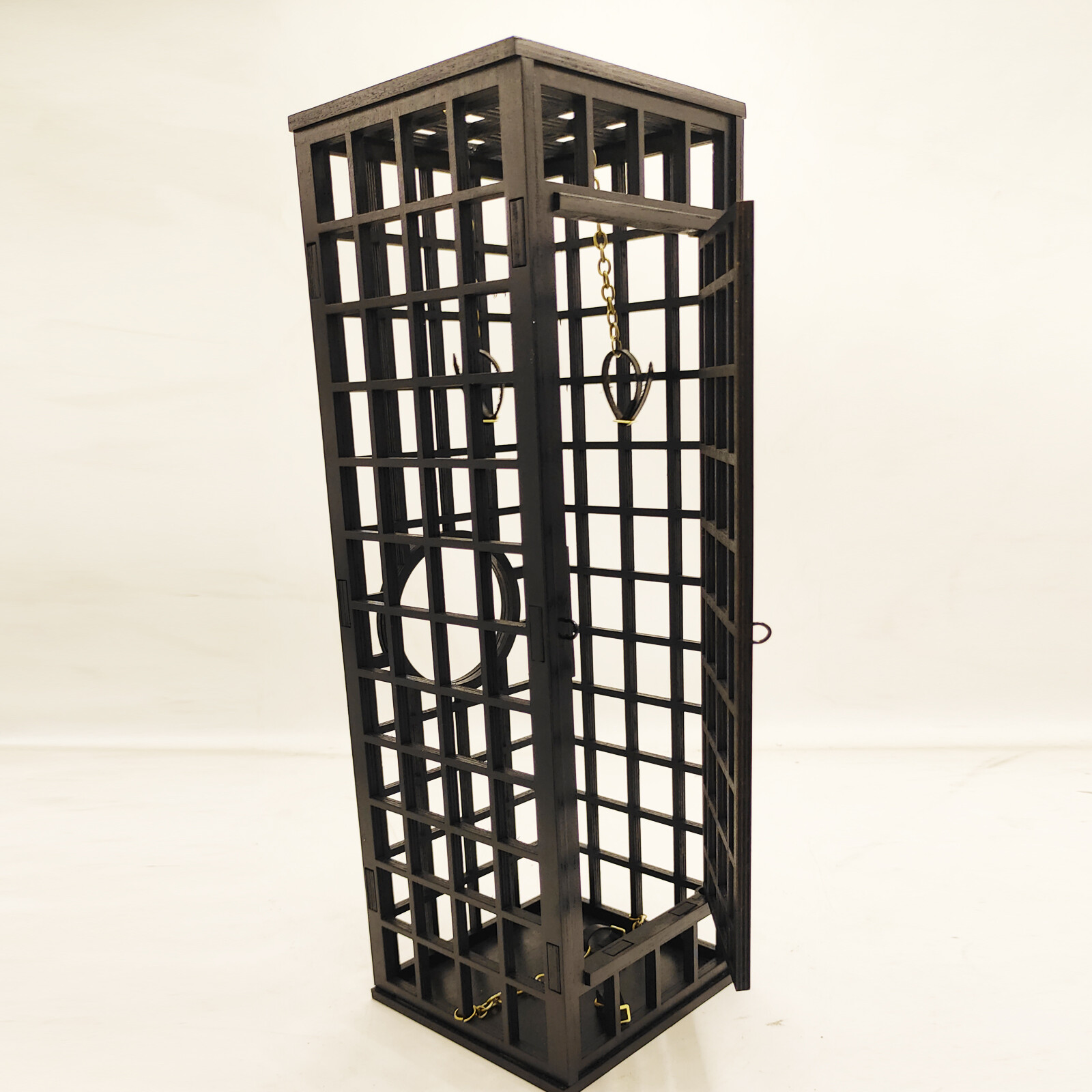 1/6 Standing Black Cage Wooden Model Action Figures Scene Prop | eBay