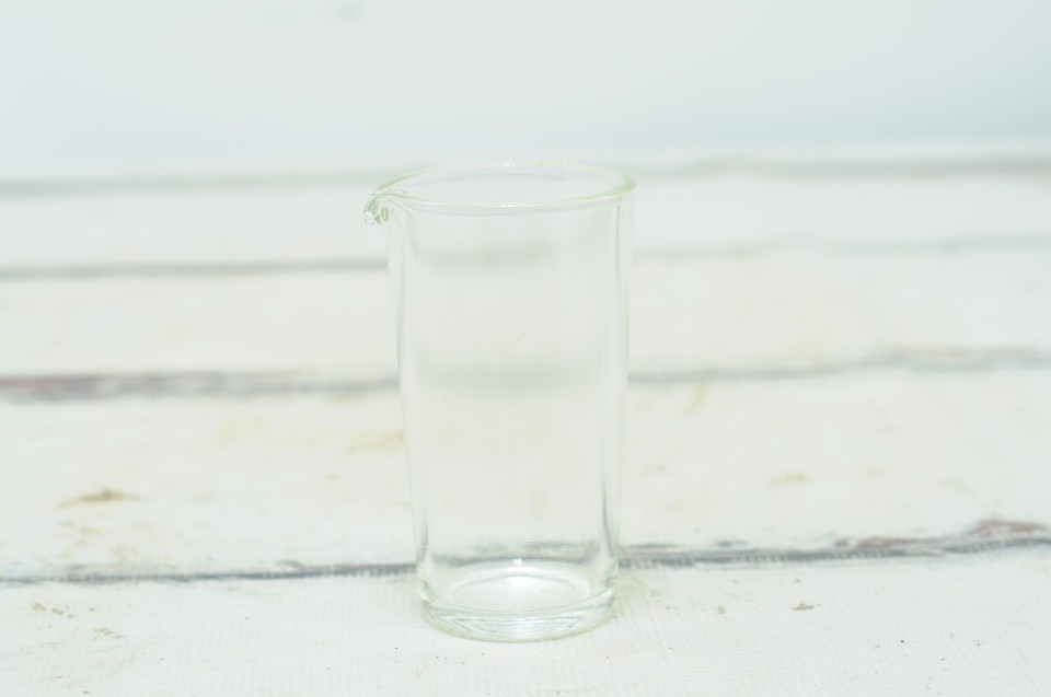 Vintage 5.25"H Lab Bottle Science Room Glass Beaker Glass Jar Chemistry ...