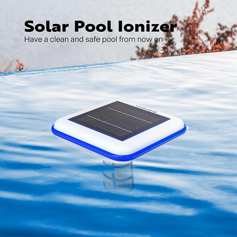 Solar Pool Ionizer Chlorine-Free Sun Shock & Water Purifier Up to ...
