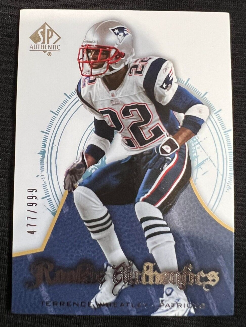 TERRENCE WHEATLEY Patriots 2008 SP Authentic #196 Rookie Card RC NFL ...