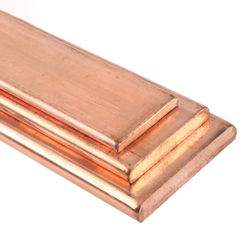 Copper Flat Bar 3,4,5,6mm Thick, l 10-50mm Widths l Length 100mm l ...