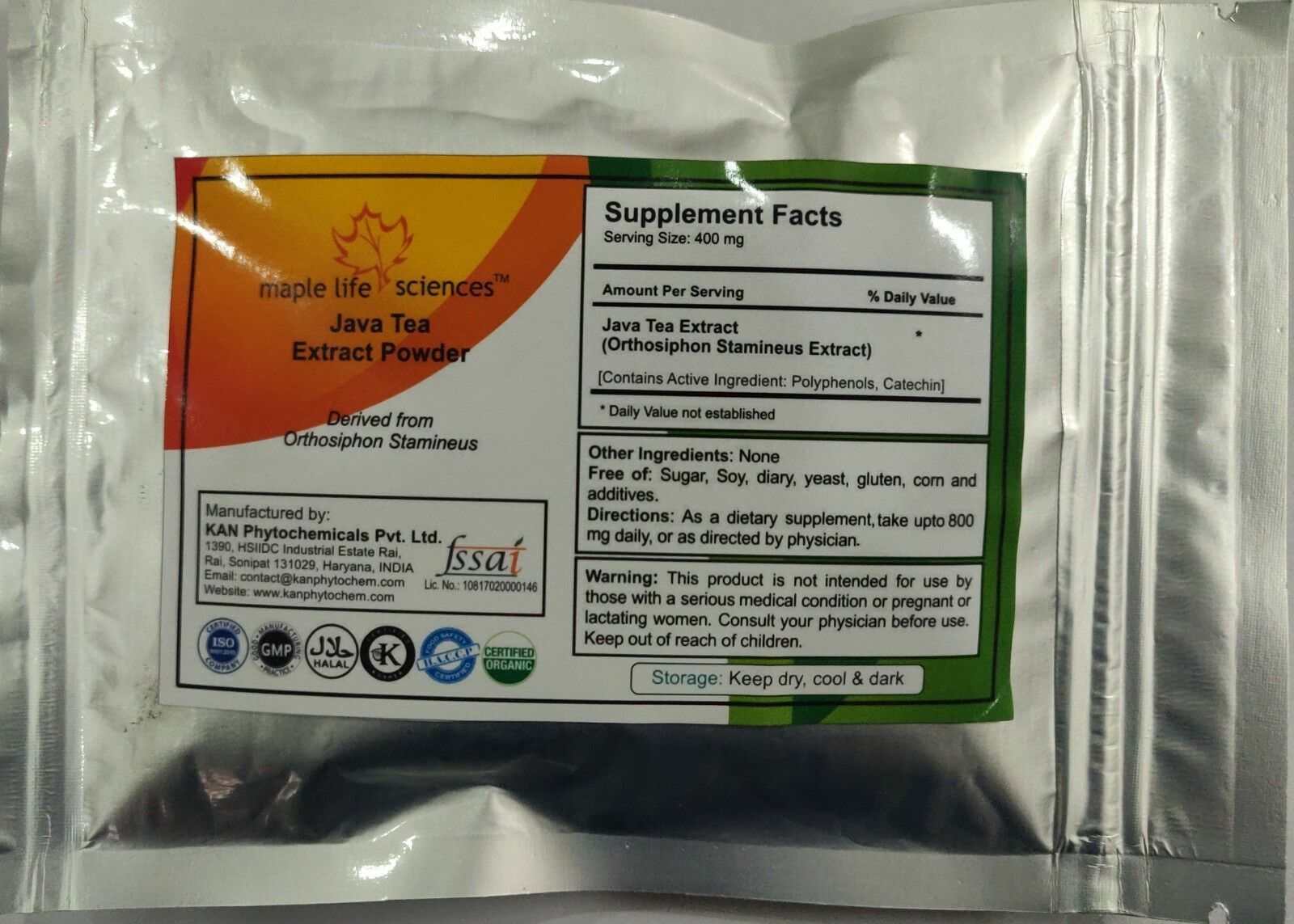 Java Tea 10:1 Extract Powder Orthosiphon Stamineus Polyphenols Catechin ...